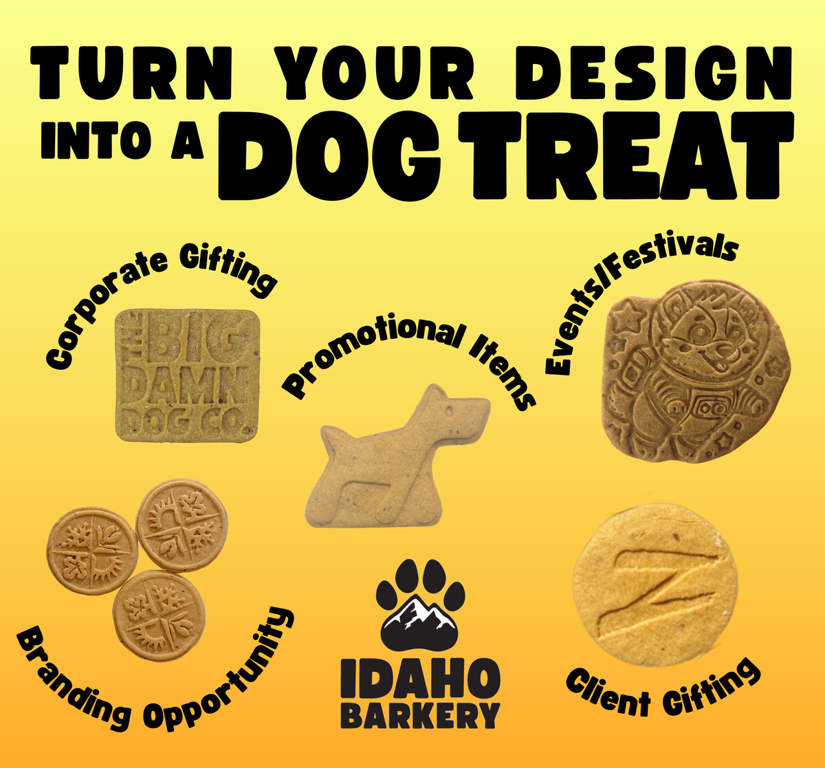 Custom Dog Treats – Idaho Barkery